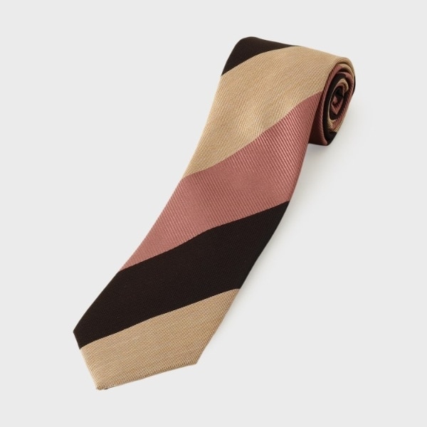 タケオキクチ（TAKEO KIKUCHI）/ヴェールシルク トリプルストライプネクタイ