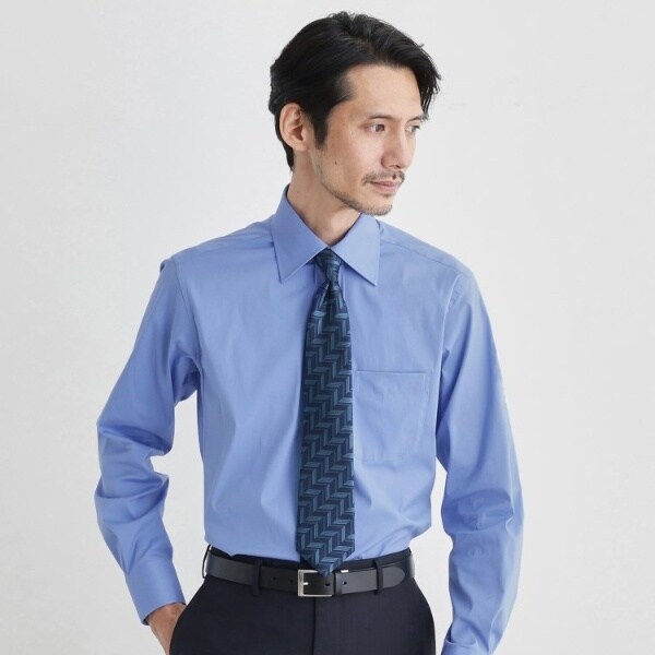 タケオキクチ（TAKEO KIKUCHI）/ストレッチ ワイドカラー シャツ