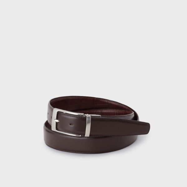 タケオキクチ（TAKEO KIKUCHI）/クロコ型押しリバーシブルドレスベルト