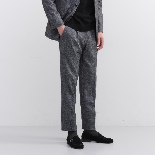 タケオキクチ（TAKEO KIKUCHI）/尾州織 シルクネップジャージ パンツ