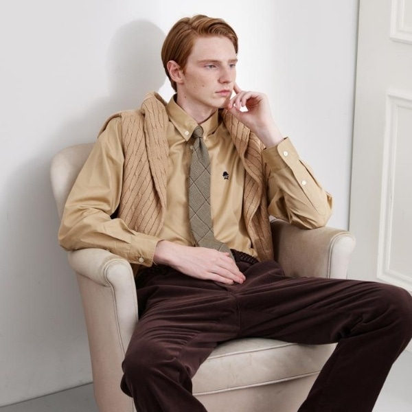 タケオキクチ（TAKEO KIKUCHI）/【LIMITED】ワンポイント刺繍ボタンダウンシャツ