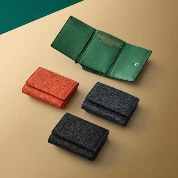 タケオキクチ（TAKEO KIKUCHI）/ソフトシュリンクレザー三つ折り財布