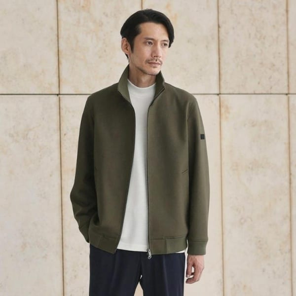 タケオキクチ（TAKEO KIKUCHI）/【JUST ONE LAYER】ダウンファブリック ジップアップ リブ ブルゾン