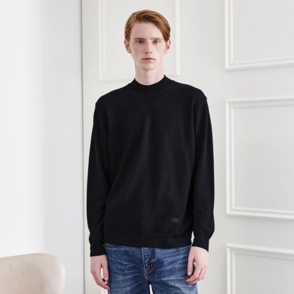 タケオキクチ（TAKEO KIKUCHI）/【Sサイズ〜】ハイゲージ モックネック ニット プルオーバー