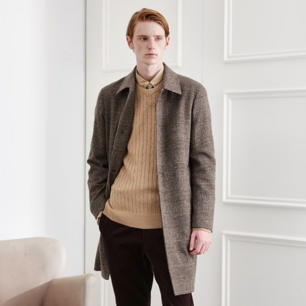 タケオキクチ（TAKEO KIKUCHI）/【LIMITED】ウール混ステンカラーコート