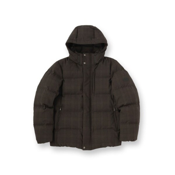 タケオキクチ（TAKEO KIKUCHI）/ウールライク チェック ダウン ブルゾン