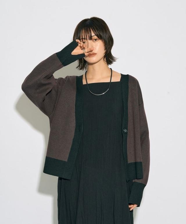 イェッカ ヴェッカ（YECCA VECCA）/【archive】リバーシブルカーディガン