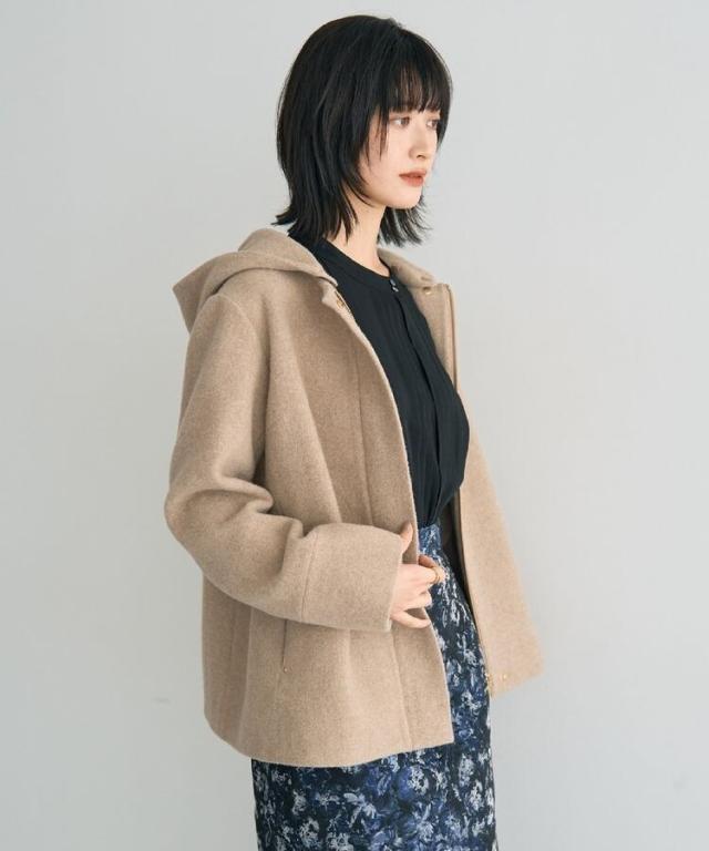 イェッカ ヴェッカ（YECCA VECCA）/ウール混2wayショートコート