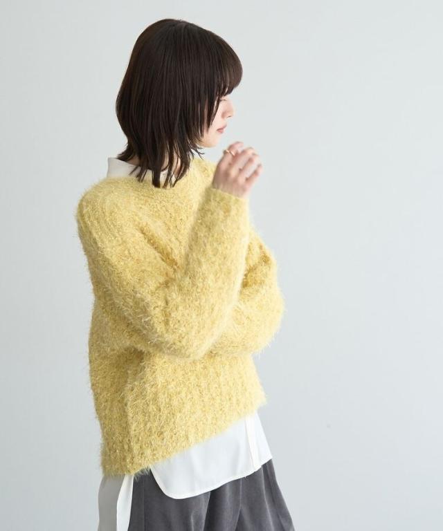 イェッカ ヴェッカ（YECCA VECCA）/フェザーモールニット