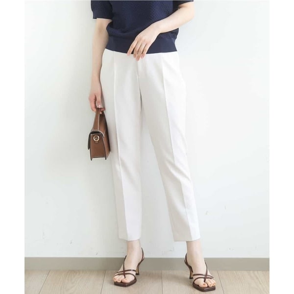 オフオン（OFUON）/[名品シリーズ]ストレッチテーパードパンツ/WEB限定サイズあり/洗える