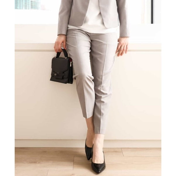 オフオン（OFUON）/[セットアップ対応]センタープレステーパードパンツ/洗える