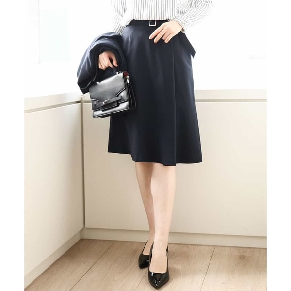 オフオン（OFUON）/[セットアップ対応]ラップ風スカート/洗える