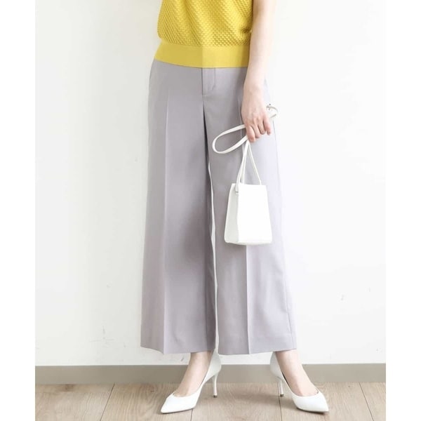 オフオン（OFUON）/ストレッチワイドパンツ/接触冷感/洗える/WEB限定サイズあり