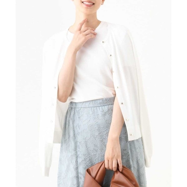 オフオン（OFUON）/カラーニットアンサンブル/UVカット/接触冷感/洗える/WEB限定サイズあり