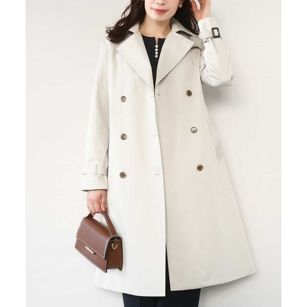 オフオン（OFUON）/ベーシックツイルトレンチコート/洗える/WEB限定