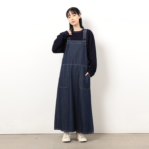 コムサイズム（COMME CA ISM）/デニムジャンパースカート