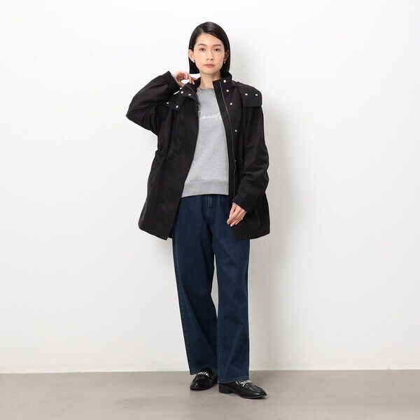 コムサイズム（COMME CA ISM）/《マシンウォッシャブル》ポリエステルグログラン　マウンテンパーカ