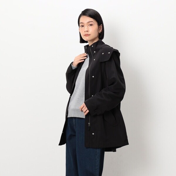 コムサイズム（COMME CA ISM）/《マシンウォッシャブル》ポリエステルグログラン　マウンテンパーカ