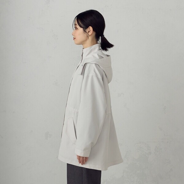 コムサイズム（COMME CA ISM）/《マシンウォッシャブル》ポリエステルグログラン　マウンテンパーカ