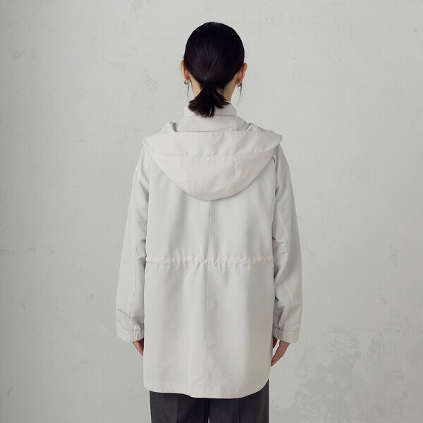 コムサイズム（COMME CA ISM）/《マシンウォッシャブル》ポリエステルグログラン　マウンテンパーカ