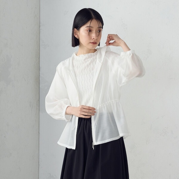 コムサイズム（COMME CA ISM）/ライト　シアーブルゾン