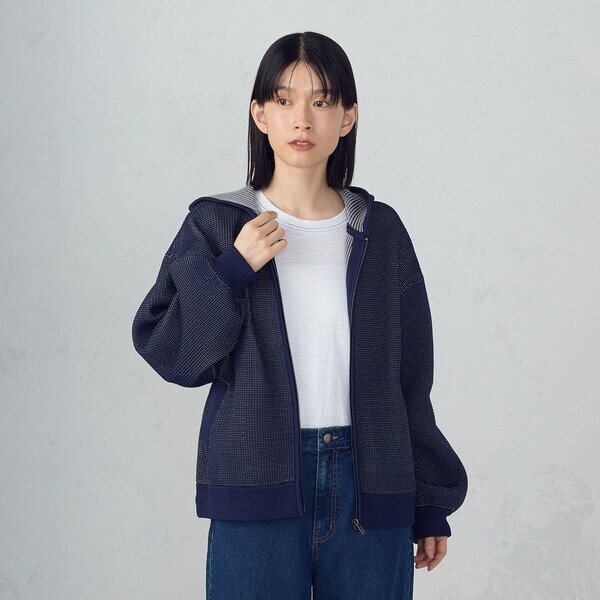 コムサイズム（COMME CA ISM）/スポンディッシュニットブルゾン