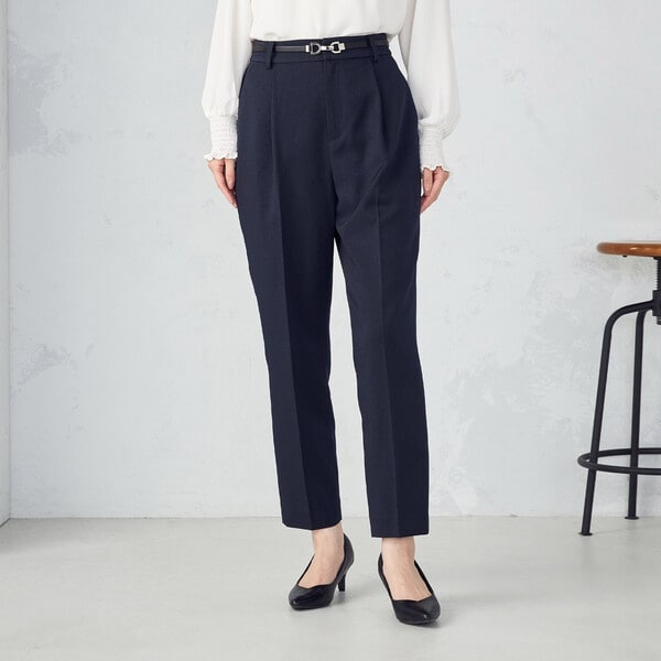 コムサイズム（COMME CA ISM）/【セットアップ対応】杢調テーパードパンツ