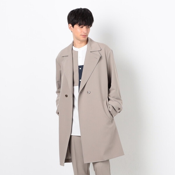 コムサイズム（COMME CA ISM）/ウールライク ２WAY トレンチコート