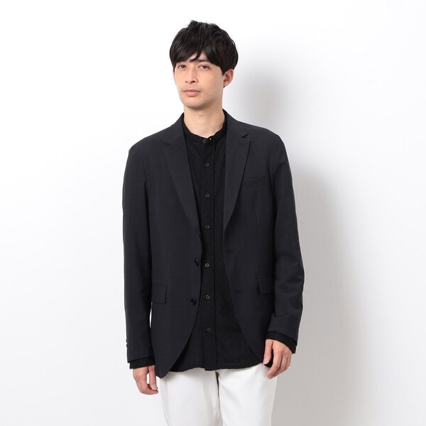 コムサイズム（COMME CA ISM）/【セットアップ対応】リネンライク ポリエステル ジャケット