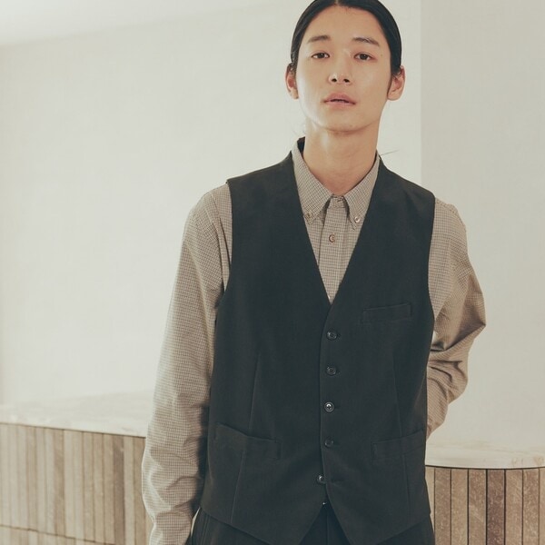 コムサイズム（COMME CA ISM）/【セットアップ対応】トリコットコーデュロイ ベスト