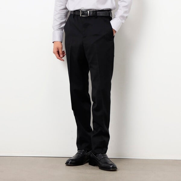 コムサイズム（COMME CA ISM）/【セットアップ対応】ポリエステル ウール ギャバ パンツ