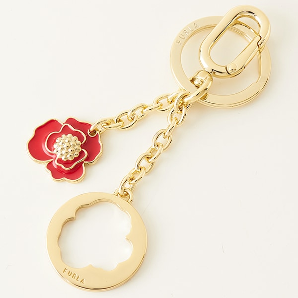 フルラ（FURLA）/FURLA CRYSTAL KEYRING POPPY