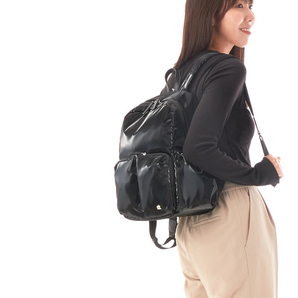 ラ バガジェリー（LA BAGAGERIE）/メタリックドロストポケット　リュックサック