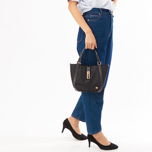 ラ バガジェリー（LA BAGAGERIE）/ひねり金具付きエレガンストート　SSサイズ