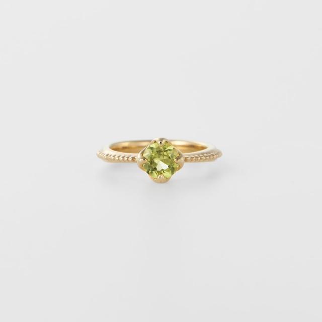 アガット（agete）/＜8月誕生石＞K10ペリドットベビーリング