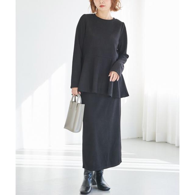 ラビアンジェ（LAVEANGE）/起毛リブセットアップ