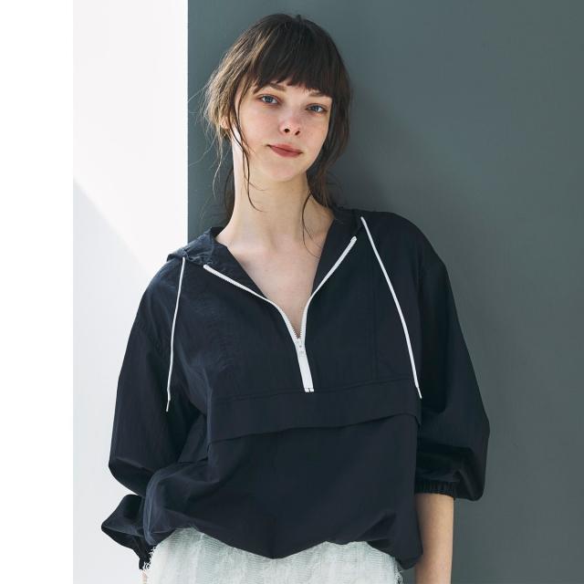 ドロワットロートレアモン（Droite lautreamont）/ECOエアーナイロンアノラックパーカー≪洗濯機で洗える≫