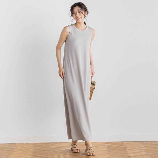 ドロワットロートレアモン（Droite lautreamont）/リブタンクワンピース≪洗濯機で洗える≫