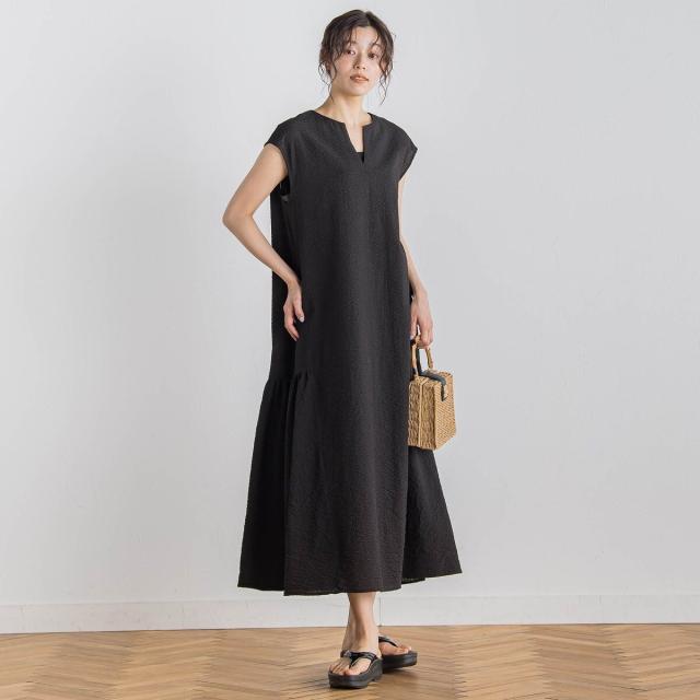 ドロワットロートレアモン（Droite lautreamont）/ワンダーウェーブクロスワンピース≪手洗い可能≫