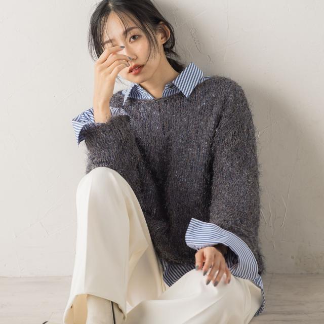 ドロワットロートレアモン（Droite lautreamont）/モールヤーンニット