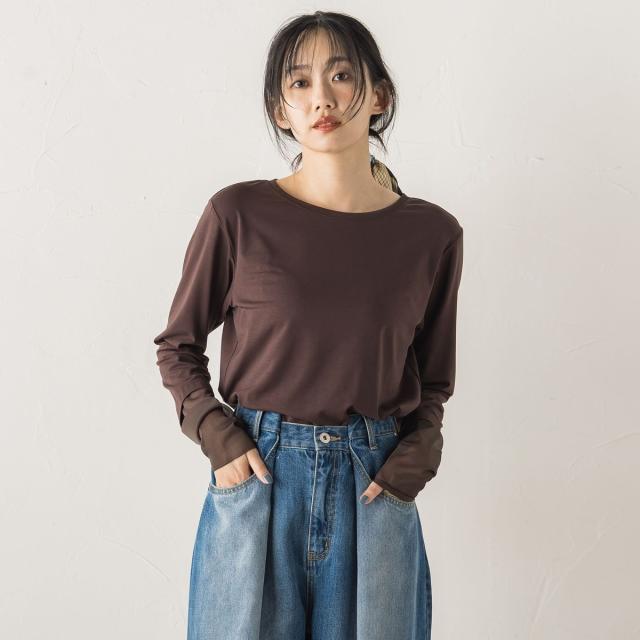 ドロワットロートレアモン（Droite lautreamont）/シアー天竺カットソー≪洗濯機で洗える≫