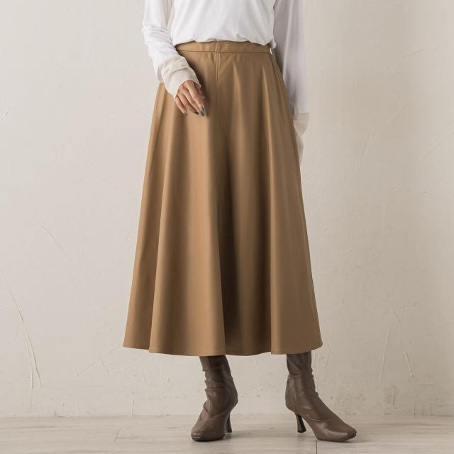 ドロワットロートレアモン（Droite lautreamont）/レザーライクスカート≪洗濯機で洗える≫