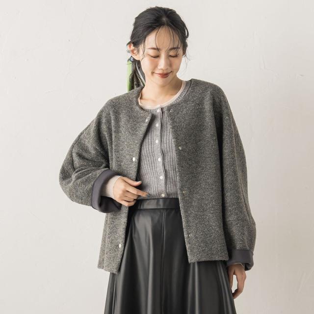 ドロワットロートレアモン（Droite lautreamont）/イタリアンエアリーボンディングジャケット