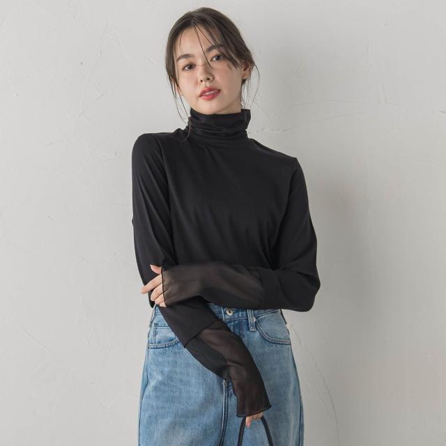 ドロワットロートレアモン（Droite lautreamont）/ウォッシャブルベア天竺カットソー≪洗濯機で洗える≫