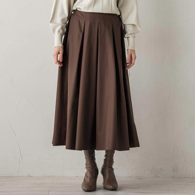 【NEW】ドロワットロートレアモン（Droite lautreamont）/タフタタックスカート≪洗濯機で洗える≫