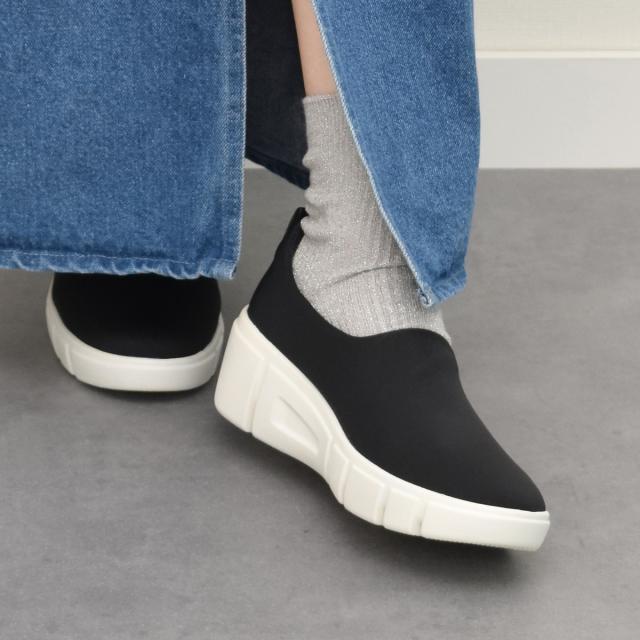 ブソラ（bussola）/bussola ブソラ◆5．5cmヒール◆全天候型厚底ストレッチシューズ