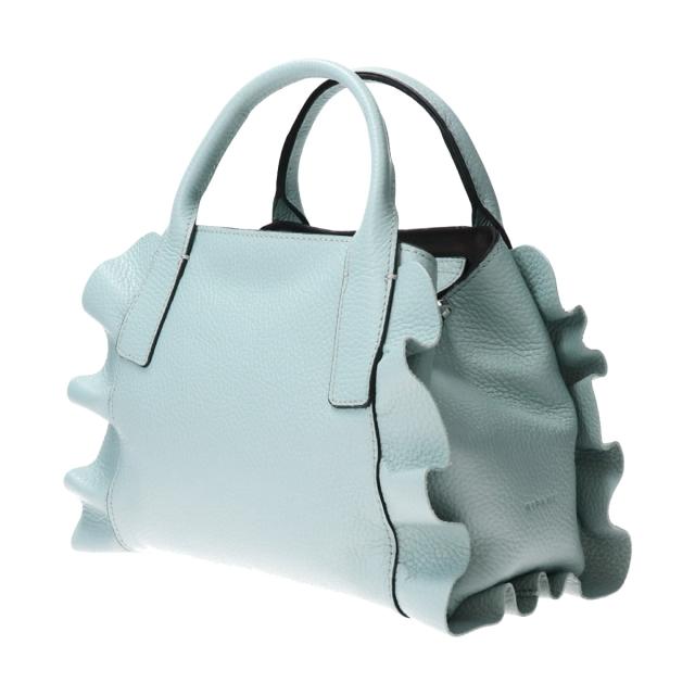 リパーニ（RIPANI）/RIPANI◆レザーフリルデザインハンドバッグ