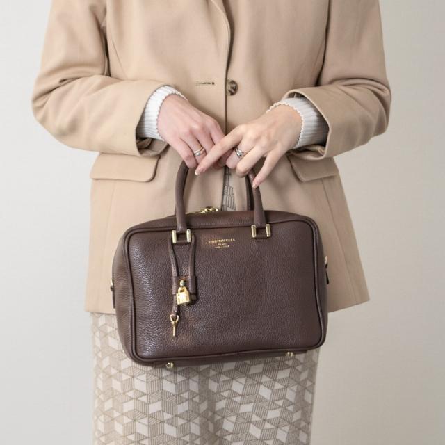 クリスチャンヴィラ（CHRISTIAN VILLA）/CHRISTIAN VILLA◆ベーシックレザーハンドバッグ