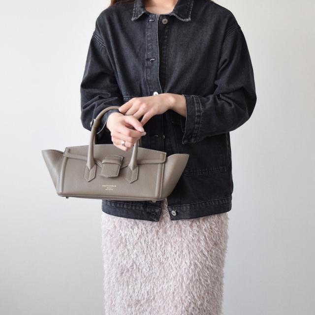 クリスチャンヴィラ（CHRISTIAN VILLA）/CHRISTIAN VILLA◆レザーワイドハンドバッグ