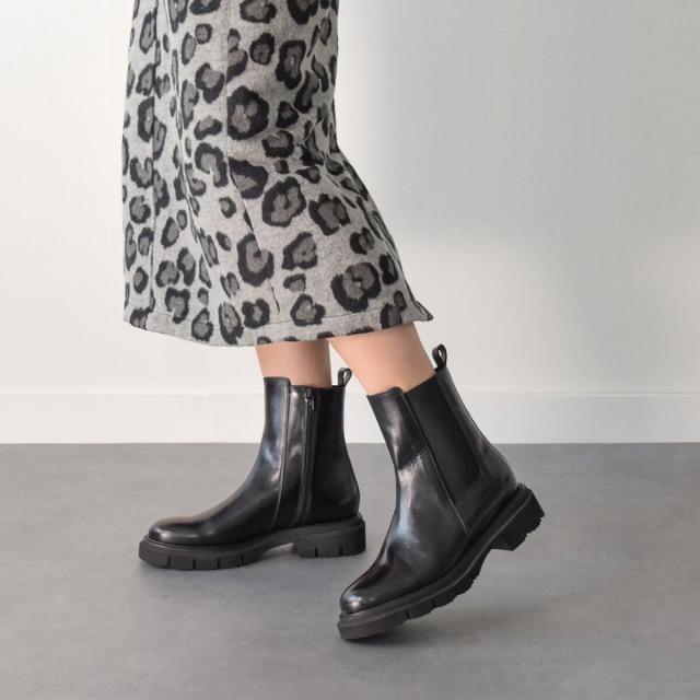 ブリジットバーキンセレクト（Bridget Birkin Select）/LUCA GROSSI◆3．8cmヒール◆インサイドジップサイドゴアブーツ